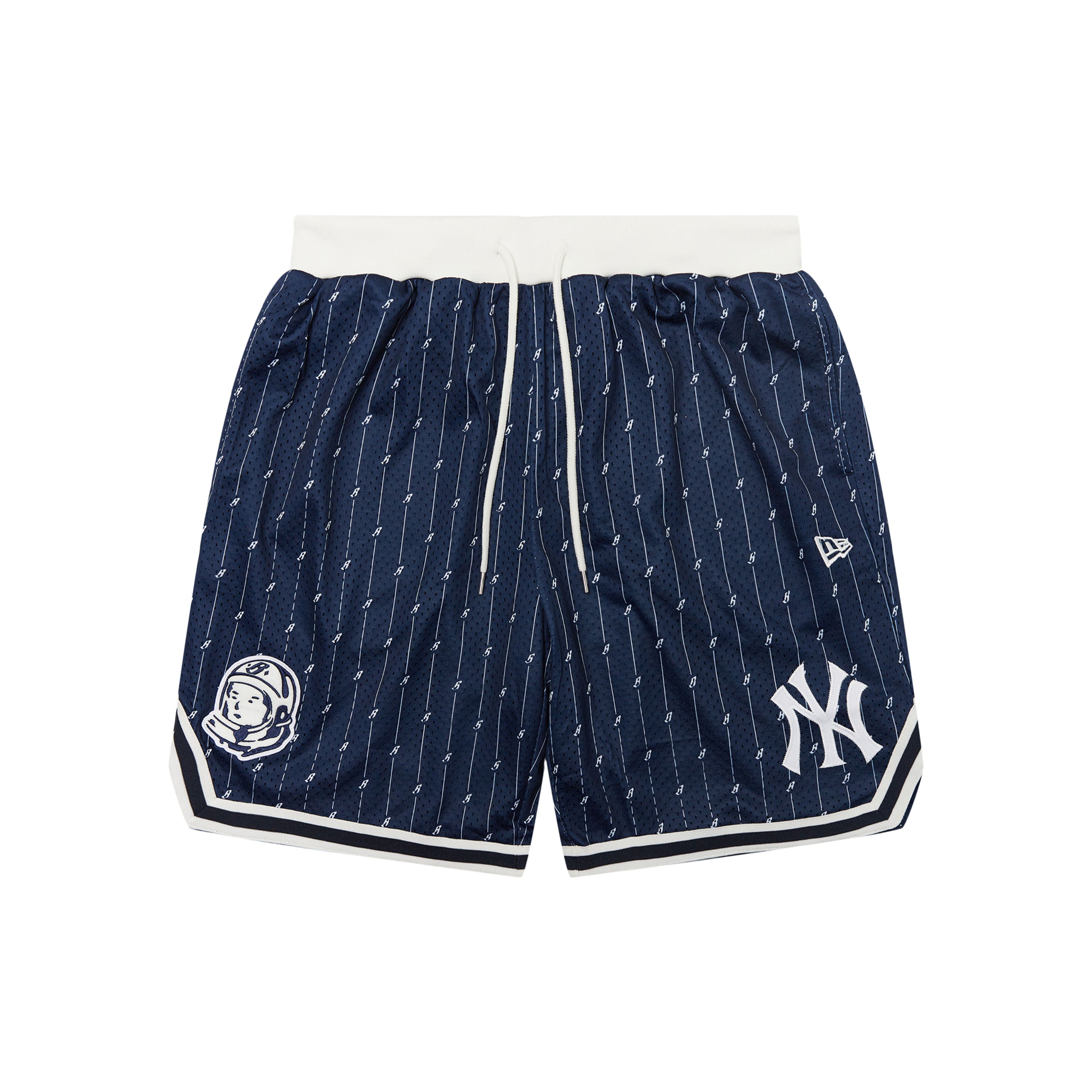 BBC X NEW YORK YANKEES PINSTRIPE MESH SHORT - NAVY / WHITE ...